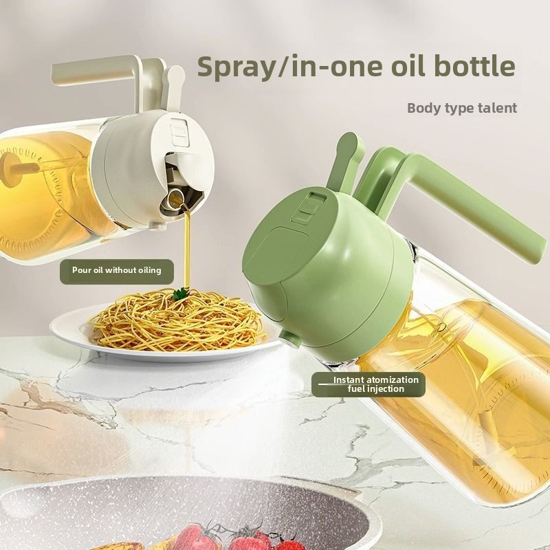 Spray Oil Can Kitchen Household Spray Pour Two-in-One Oil Spray Can Air ...