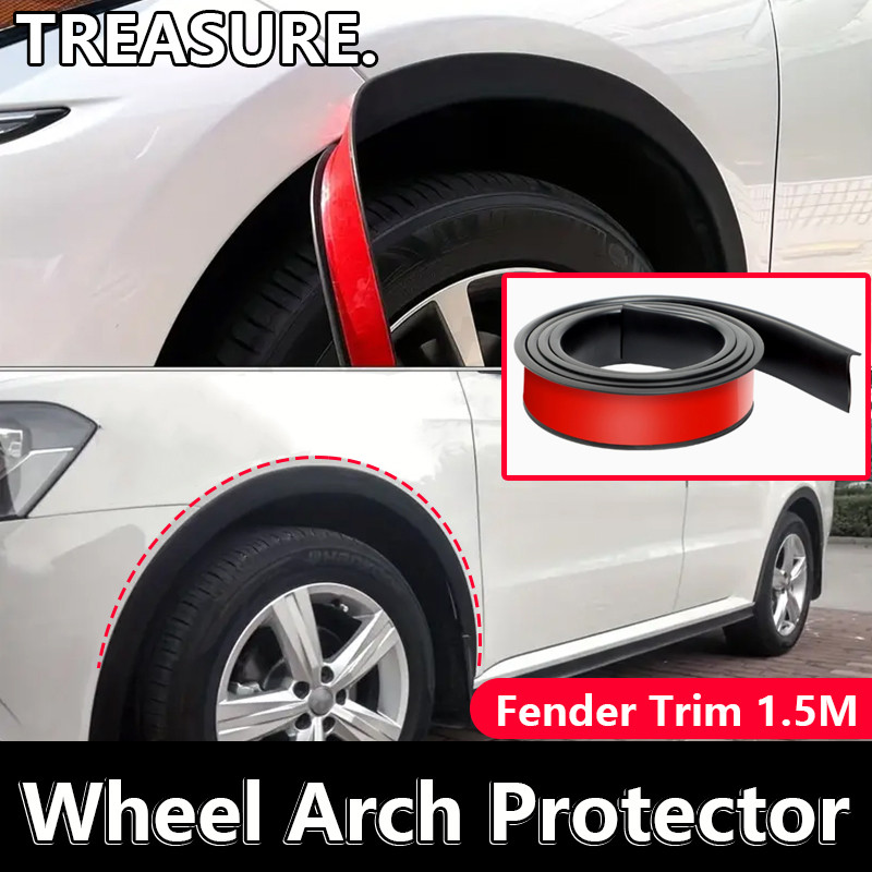 Universal Wheel Arch Trim 1.5m Car Wheel Arch Protector Fender Trim ...