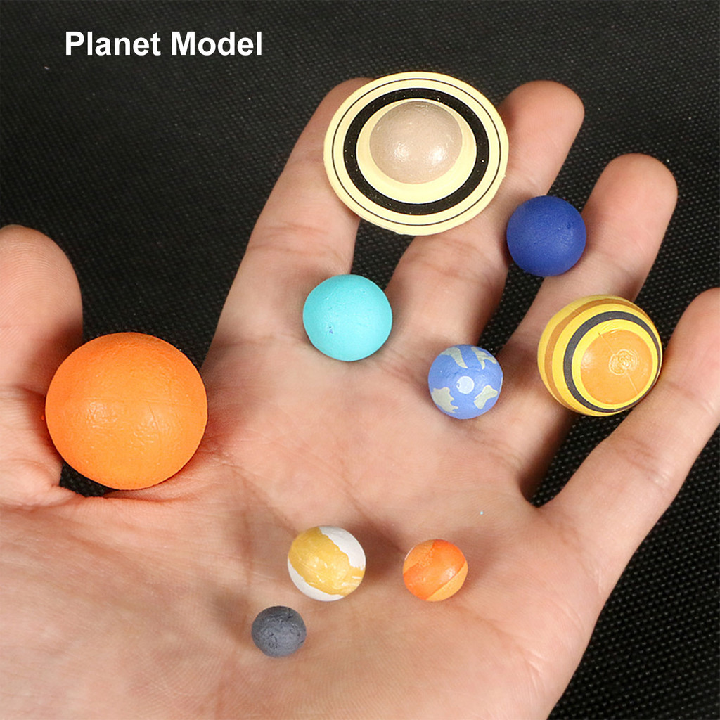 HEO~ 9pcs Solar System Teaching Model Planet Model Astronomy Science ...