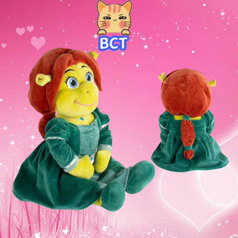 BCT Shrek Fiona Plush Toys Cute Cartoon Anime Characters Shrek Fiona ...