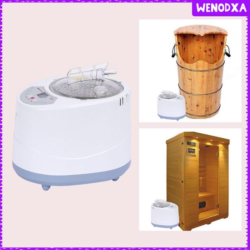 [Wenodxa] 1500W Sauna Steamer Pot Portable Sauna Steamer Pot Timer ...