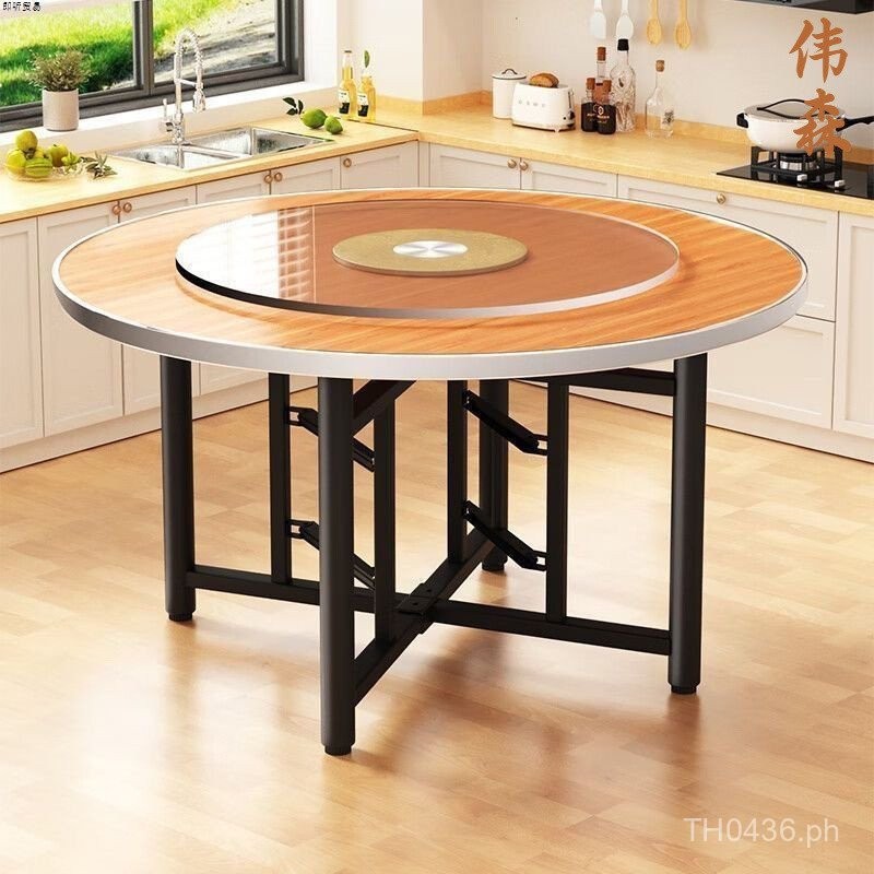 Dining Table Glass Dining Table Large Round Table Hotel Banquet ...
