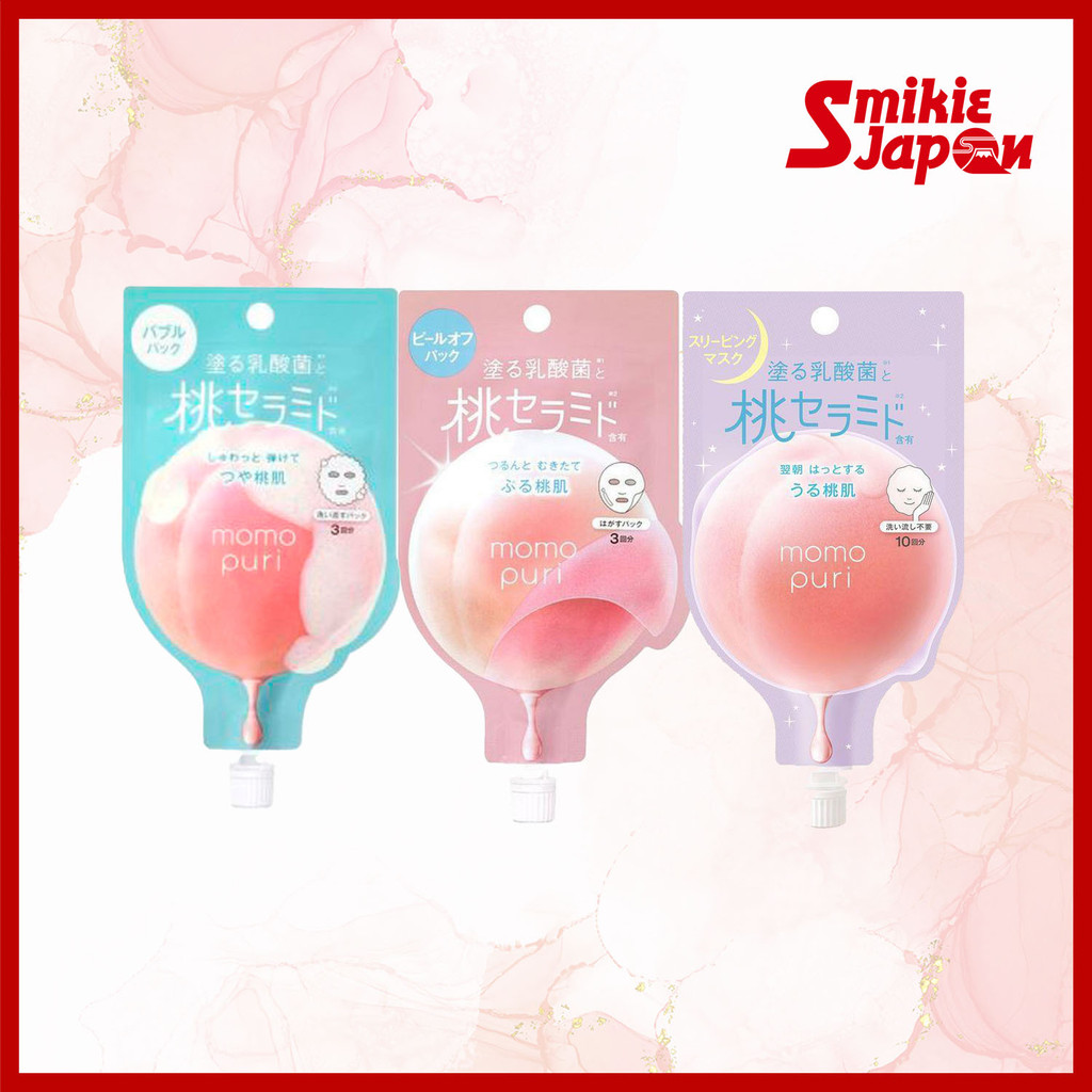 BCL MOMO PURI Fresh Bubble 20g / Peel-Off 20ml / Dream-In 10ml Mask Pack Direct From Japan ...