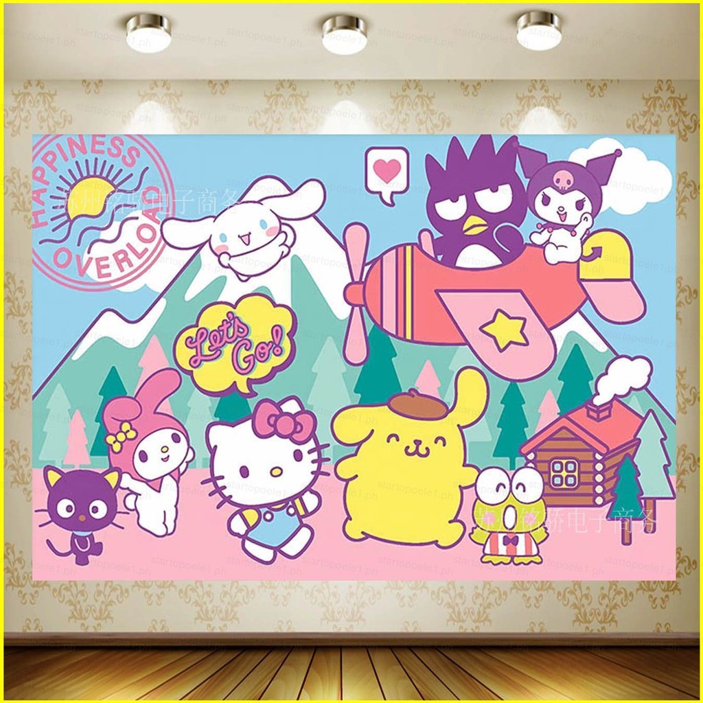 BX Sanrio Kuromi Melody Kitty theme decoration birthday Party Photo ...