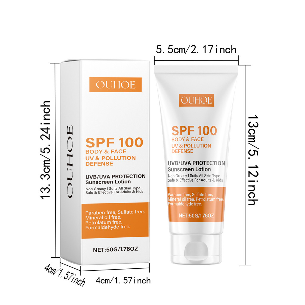 Ouhoe Anti-Wrinkle Protective Lotion Mild Protection Isolation UV ...