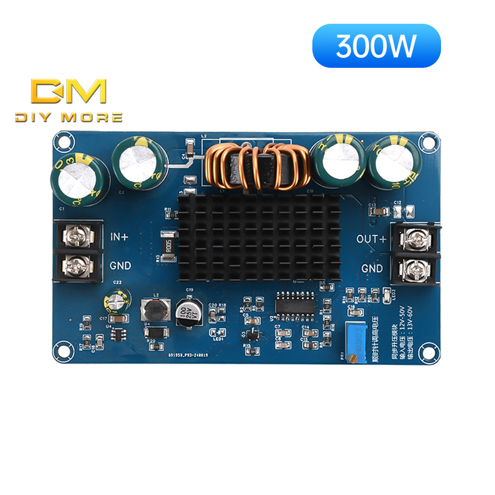 DIYMORE DC-DC Boost Converter Module 300W12A Synchronous Rectifier ...