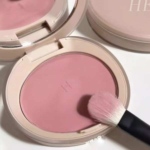 blush on with brush blush on powder Pink Mist, Cold Rose, Honey, Bake ...