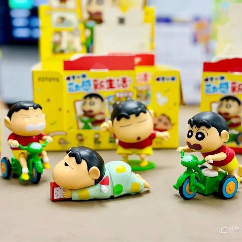Crayon Shin Chan Dynamic Shin Life Blind Box Collectible Wind-up Toy ...