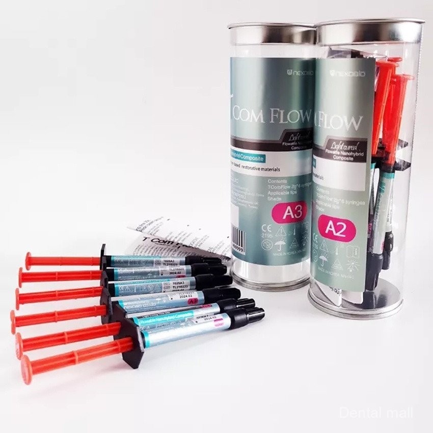 6PCS Tcom Flow Composite Flowable composite resin dental materials, 2g ...