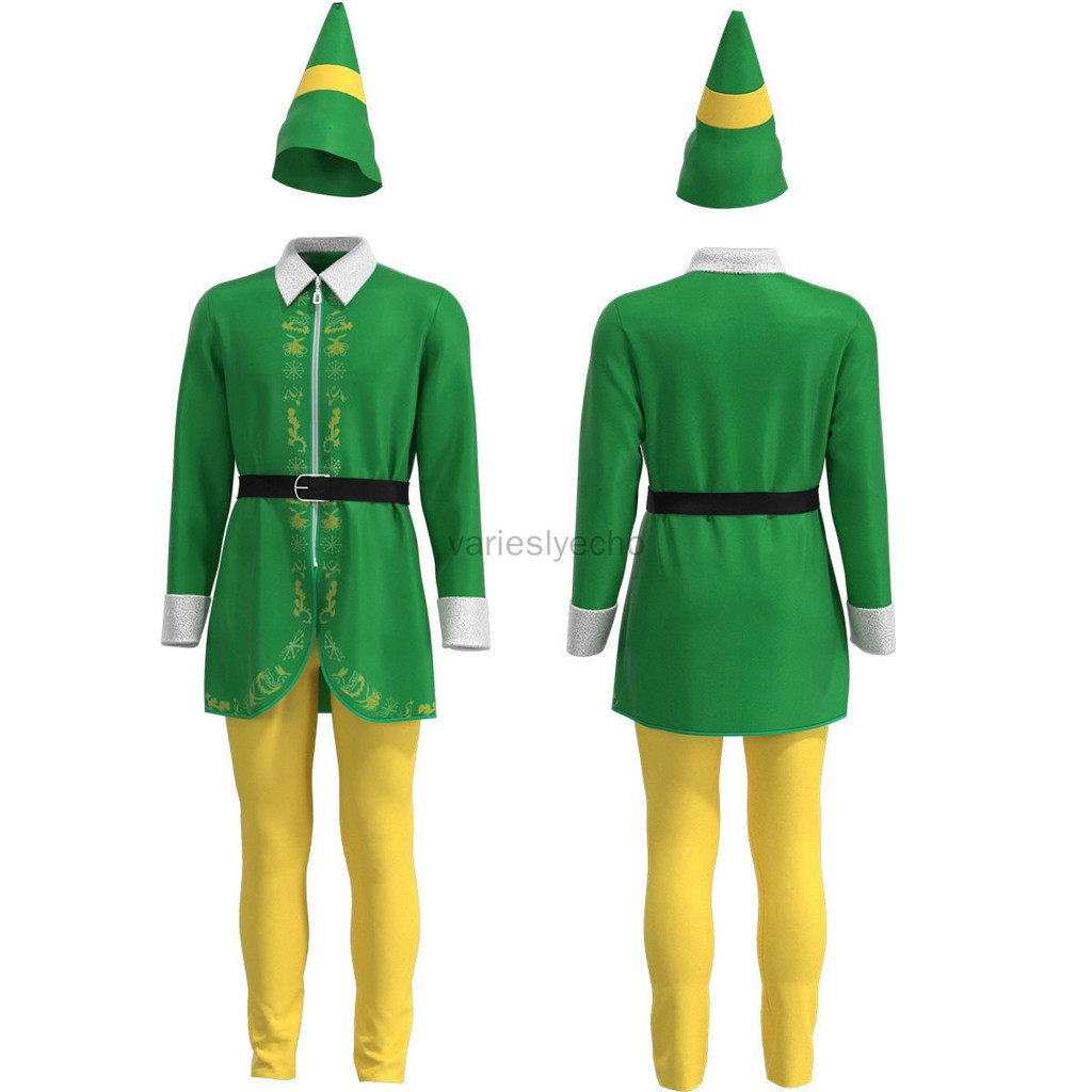 Elf Costume for Men The Elf Costume Adult Elf Costume Christmas Costume ...