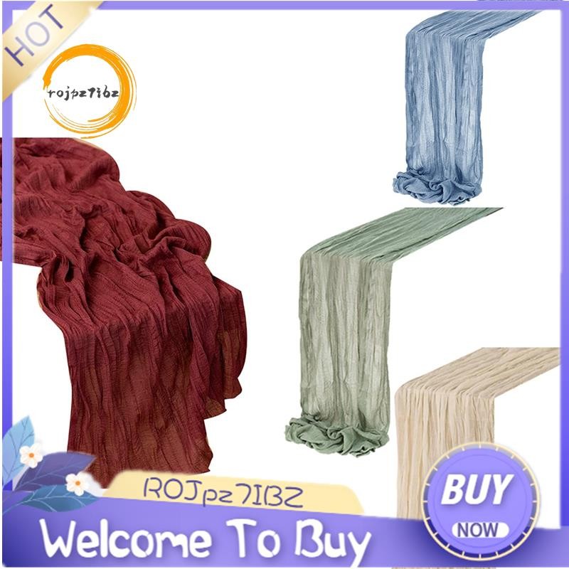 Cheesecloth Table Runner Boho Gauze Cheese Cloth Table Runner Rustic ...