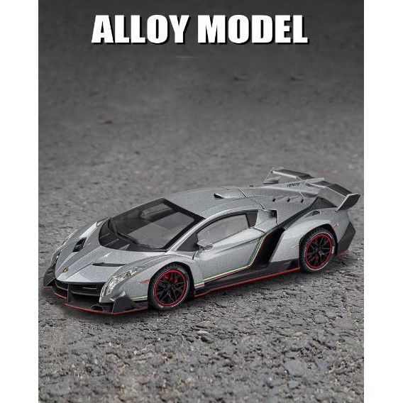 Lamborghini Veneno 1:24 Scale Diecast Car Miniature | Shopee Philippines