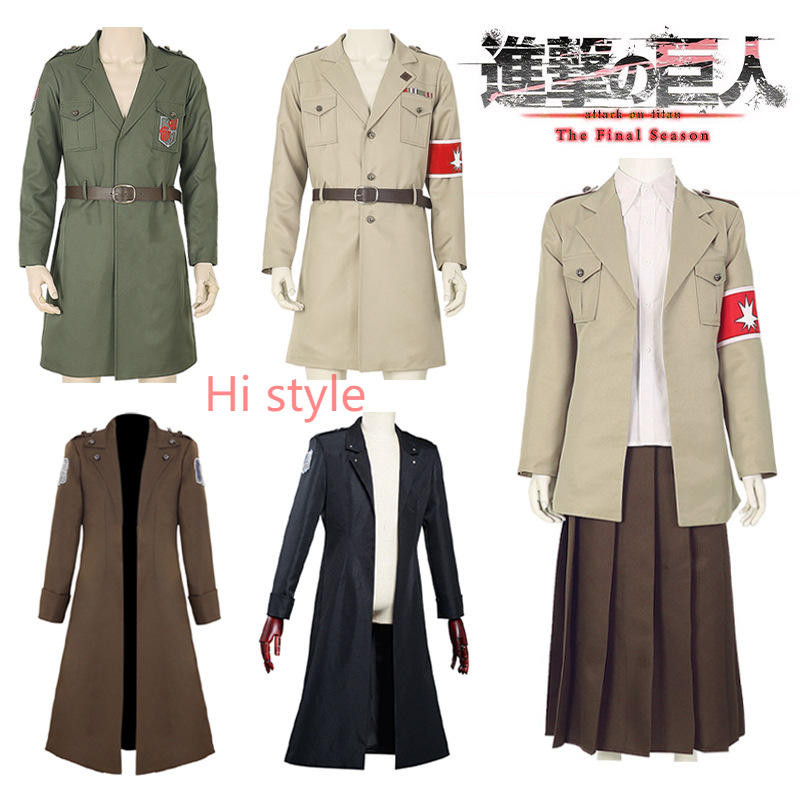 Attack On Titans Marais Officer Cosplay Marley Soldier Uniform Calvi ...