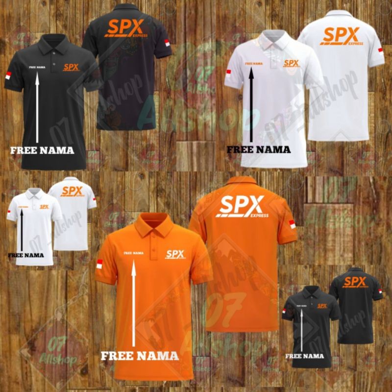 Spx SHOPEE EXPRESS Logo Collar Polo T-Shirt Wangki Distro Premium Polo ...