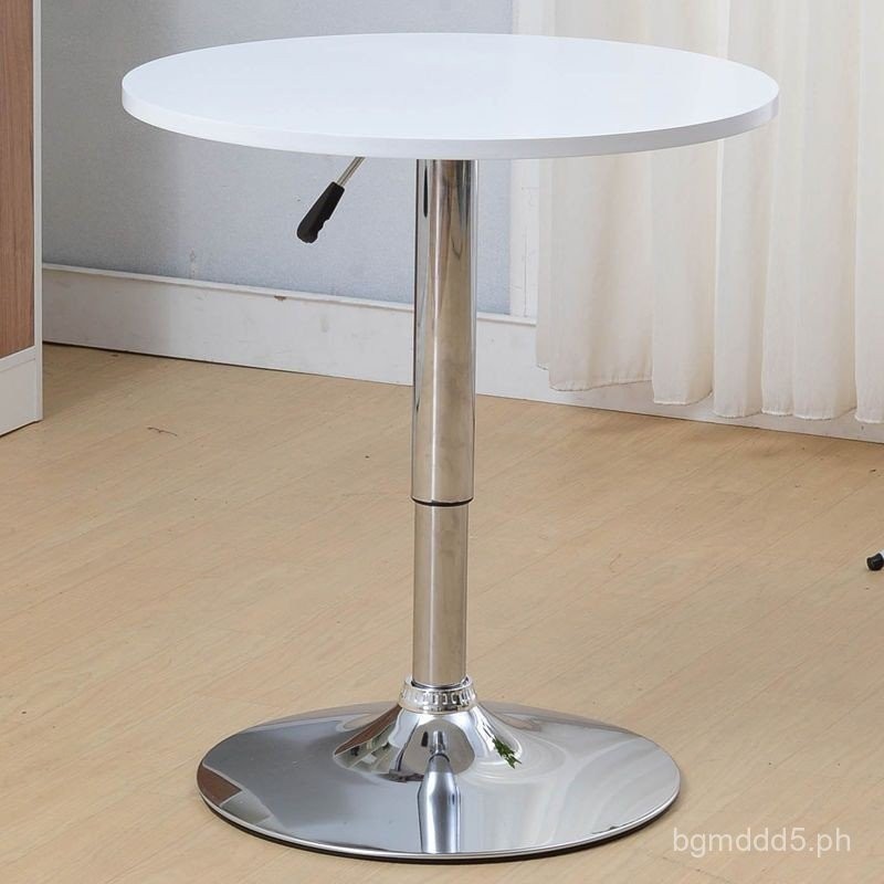High Bar Table Bar Counter round Simple Cocktail Table Lifting Small ...
