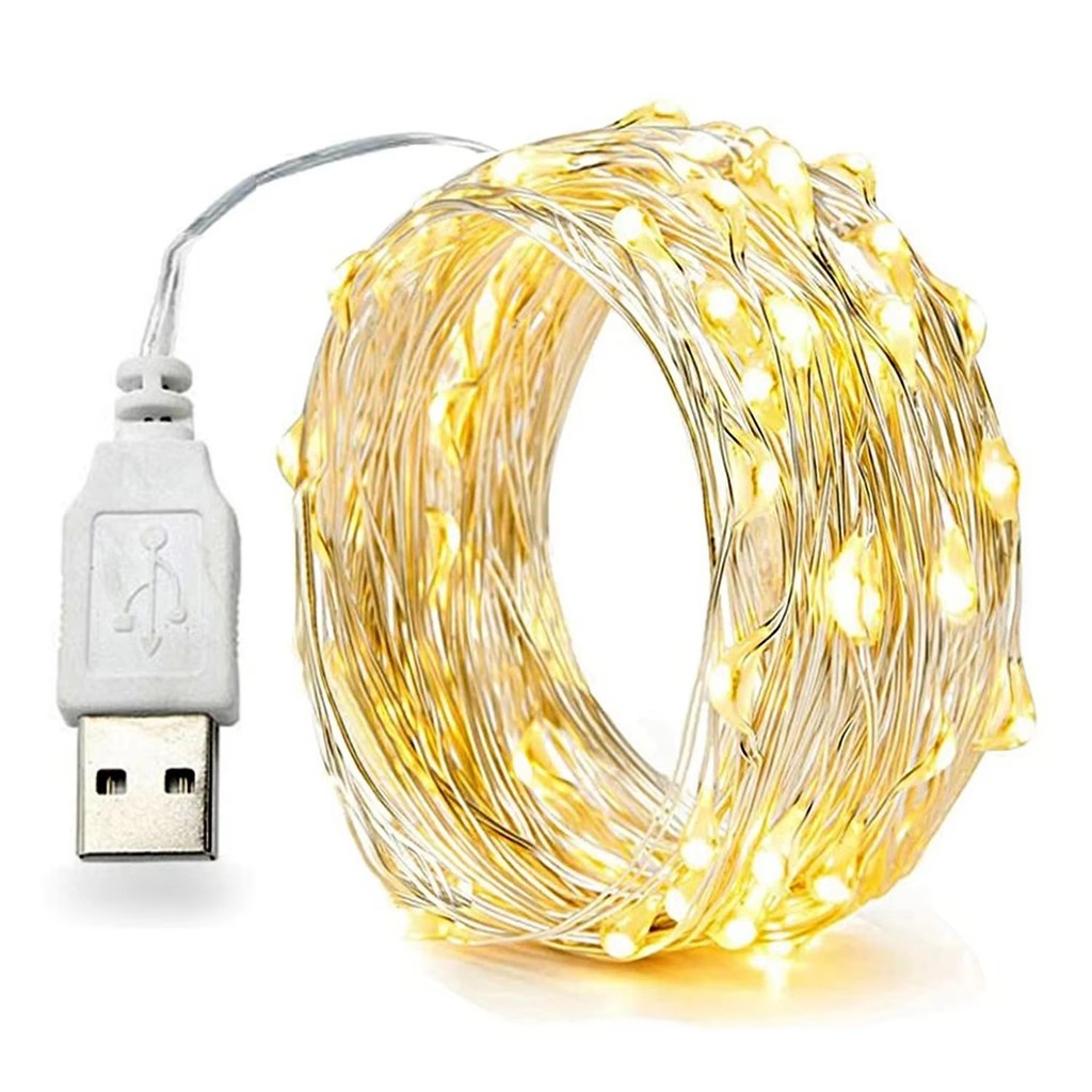 30M/20M/10M USB Led String Lights Bulb Lamp Outdoor Waterproof Garlands ...