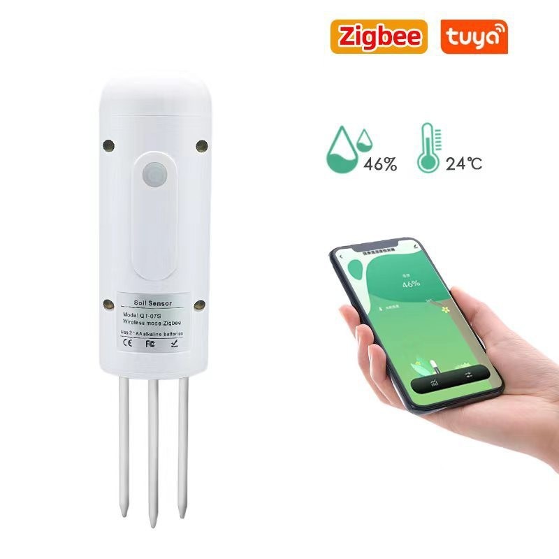 Graffiti New Wireless ZigBee Soil Temperature and Humidity Detector ...