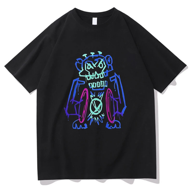 Jinx Arcane Monkey Tshirt Vintage Anime Men/women Clothing Harajuku ...