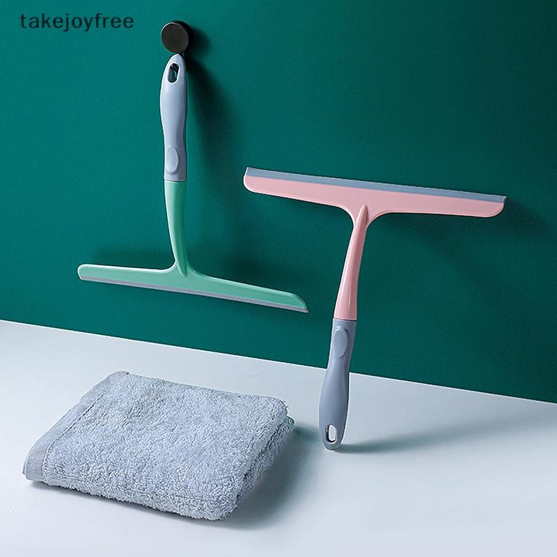 [takejoyfree] ilicone Scraper Washing Wiper Shower Squeegee Glass Clean ...