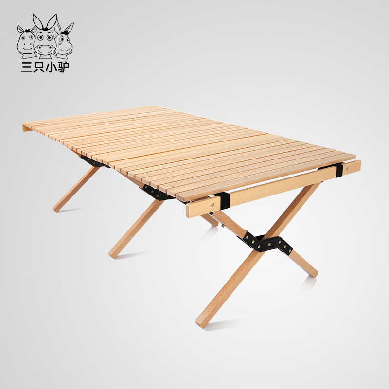 Three Little Donkey Outdoor Portable Folding Table Camping Egg Roll ...