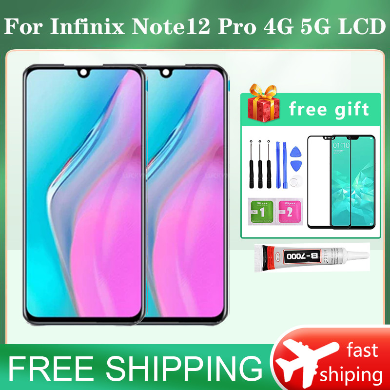 Original AMOLED Infinix Note 12 Pro X676B Note 12 Pro 5G X671B LCD ...