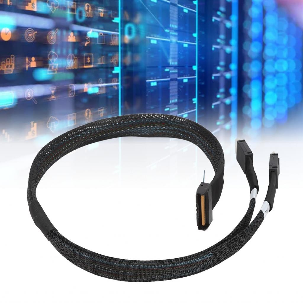 Ttiitt X8 To 2 SFF 8611 Cable Compact 19.7in Plug and Play PCIe 5.0 8i ...