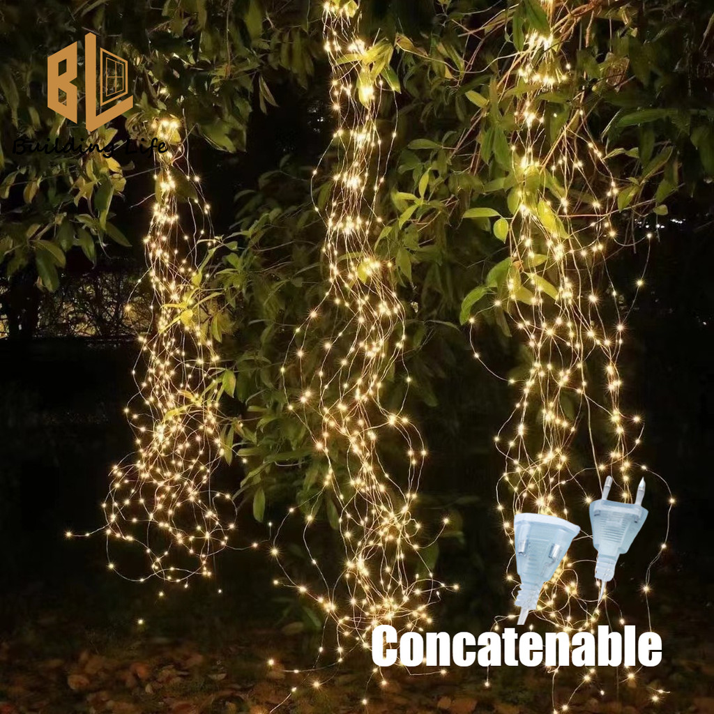 LED Firefly Bunch Lights Plug in Concatenable Waterproof Copper Wire ...