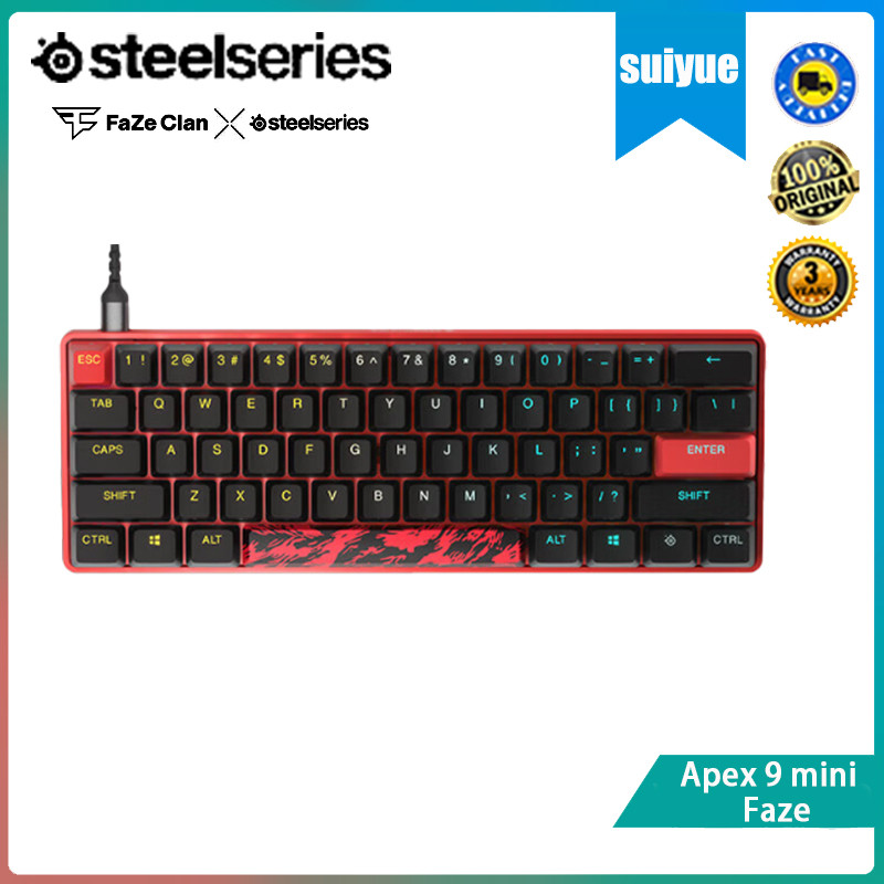 SteelSeries Apex 9 mini Faze team collaboration customized e-sports ...