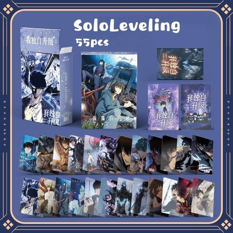 Solo Leveling Anime Card Set Assorted Anime Character Cards for ...