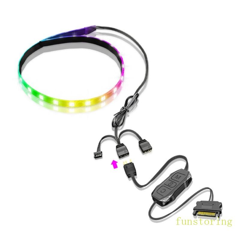 FUN PC LED Strip Magnetic ARGB Strip for Motherboards 5V 3Pin ARGB ...