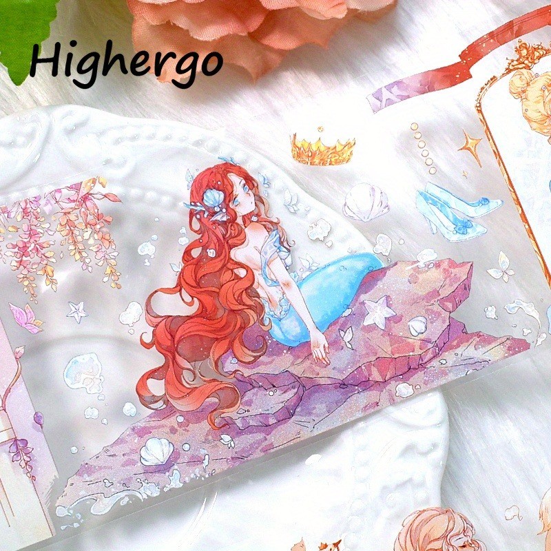 2m/ Roll Fantasy Princess PET Sticker Decorative Fairy Tale Tape For ...