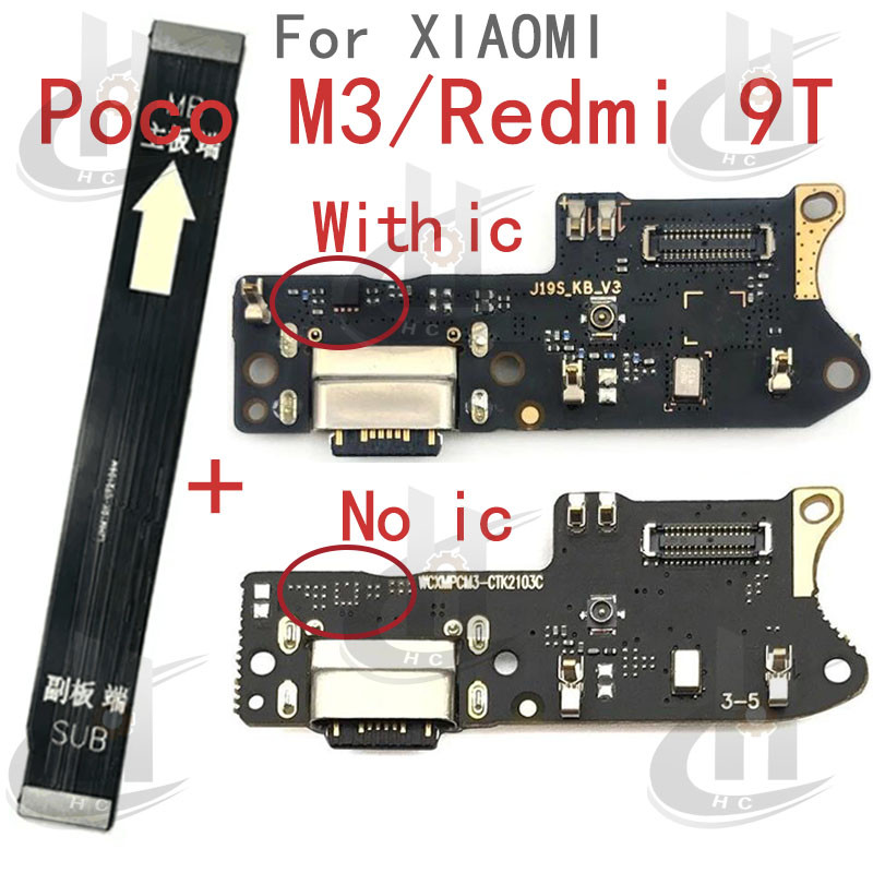 New For XIAOMI Poco M3 / Redmi 9T Charger USB Connector Dock Charging ...
