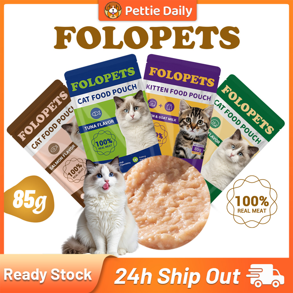 FOLOPETS Cat Wet Food Real Meat Delish For Cat Treats Cat Wet Food Pack ...