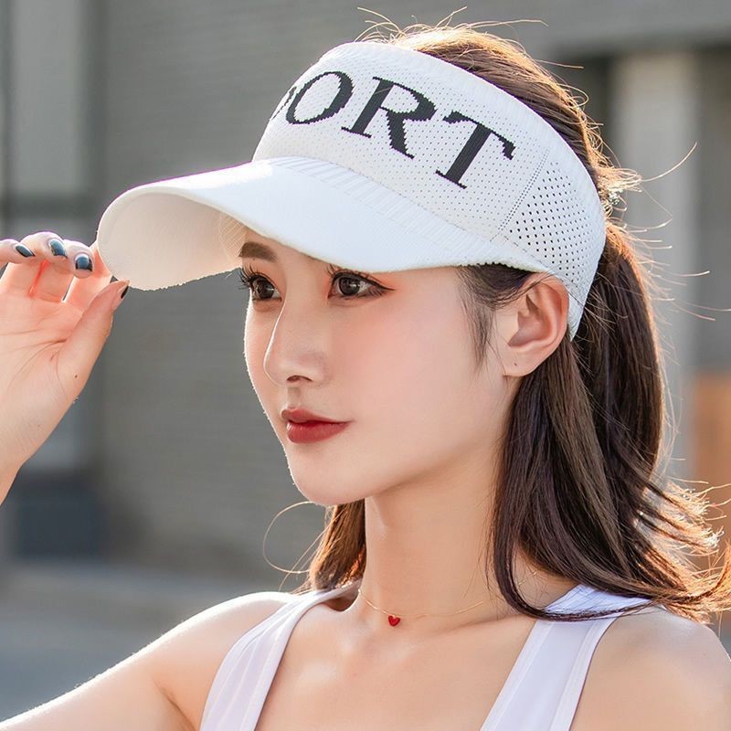 Hat Women Empty Top Hat Casual Korean Version All-Match Sunscreen Sun ...