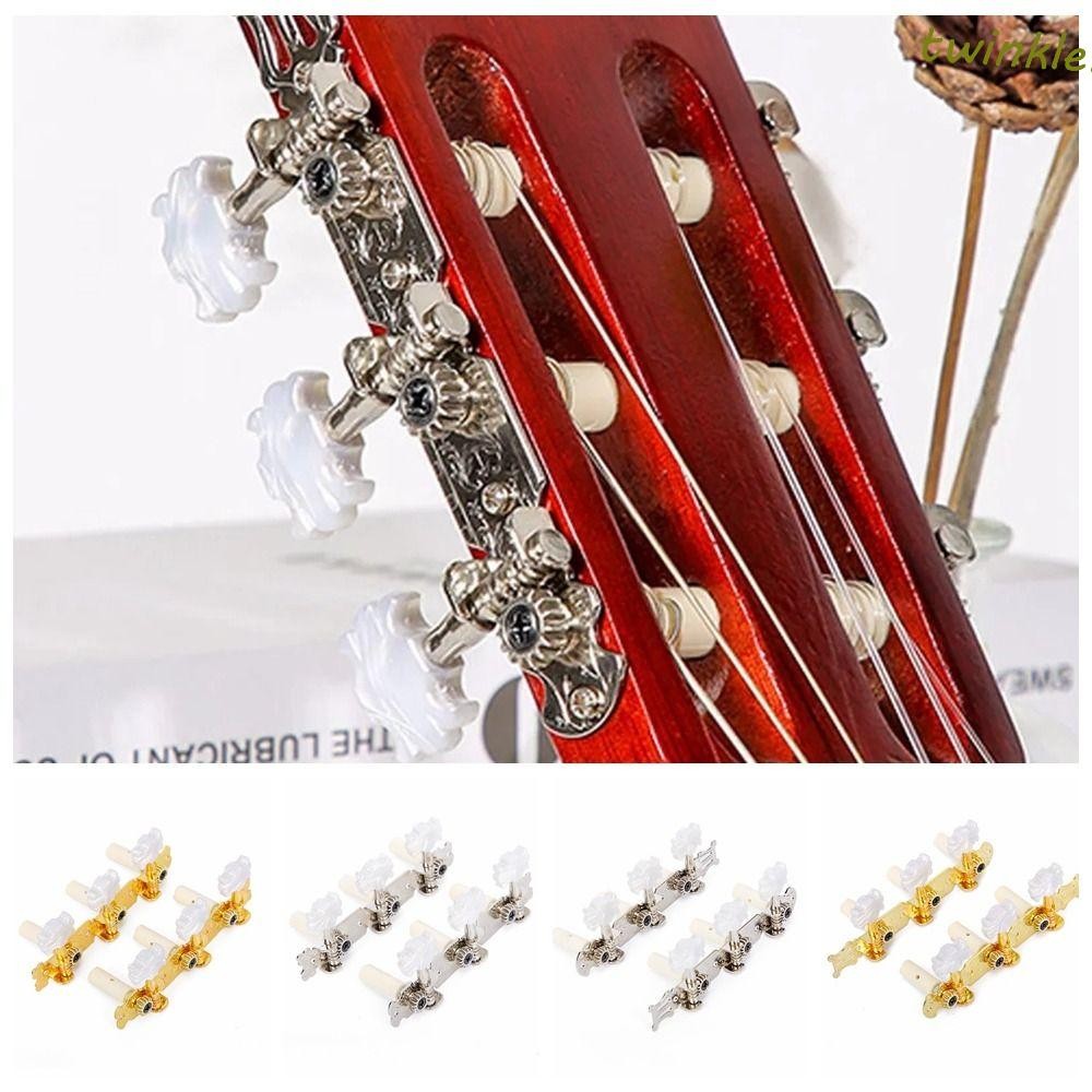TWINKLE1 2Pcs/Set Classical Guitar Tuning Pegs, Metal Semi-closed|Head ...