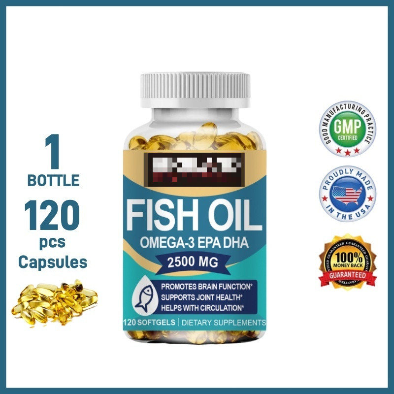 3 Fish Oil 2500mg Supplement Immune & Helath Improve Metabolism and ...