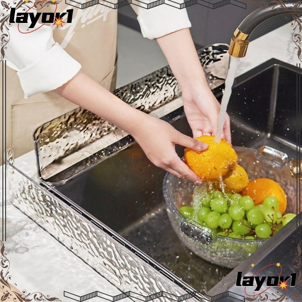 LAYOR1 Sink Splash Guard, water ripple Plastic Kitchen Countertop Bar ...