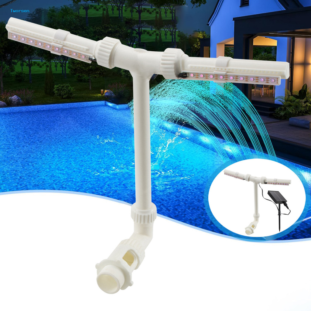 Water Feature for Pools Adjustable Pool Fountain Jet Height Rgb Color ...