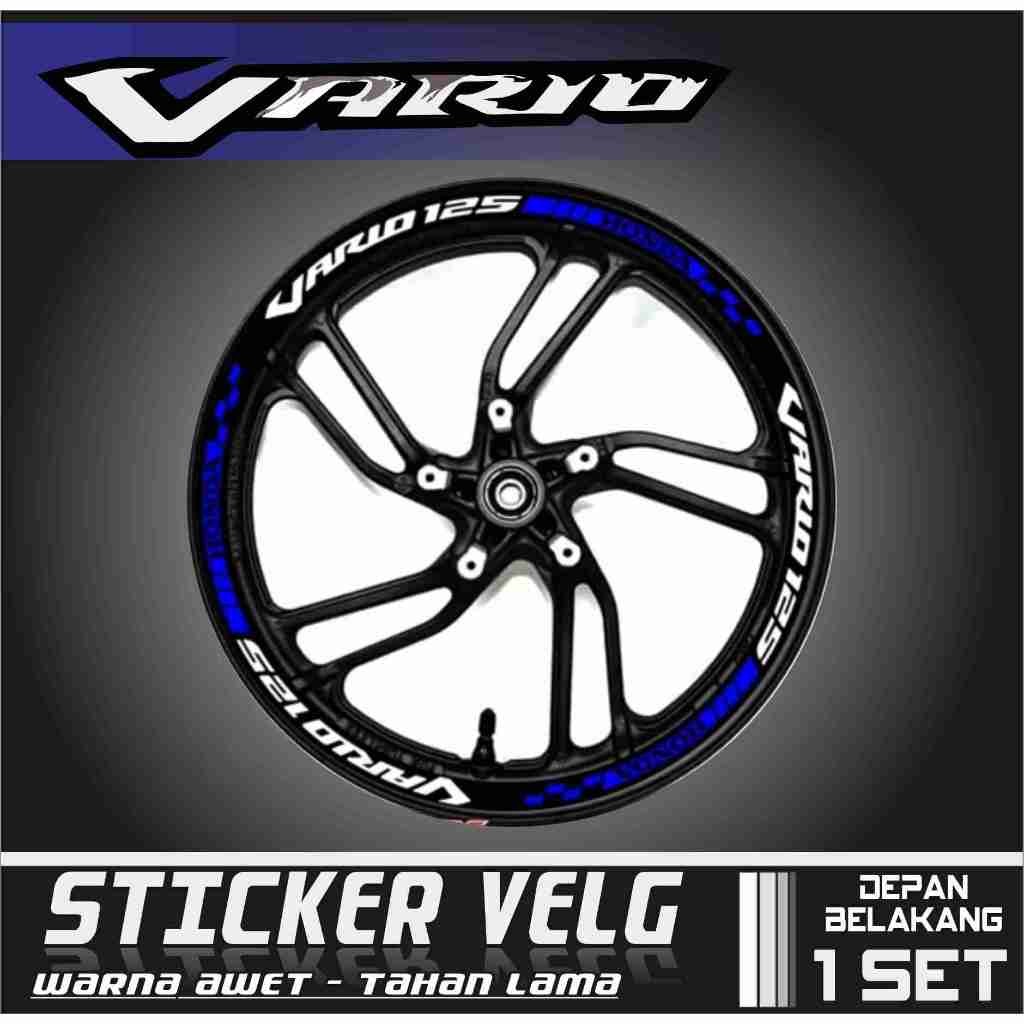 Vario 125 Velek Rim Stickers, Strong Adhesive Reflective | Shopee ...