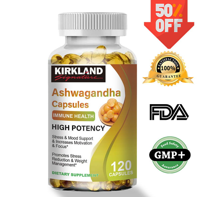 Ashwagandha 1000mg Capsules for Relieve Stress Anxiety Energy Booster ...