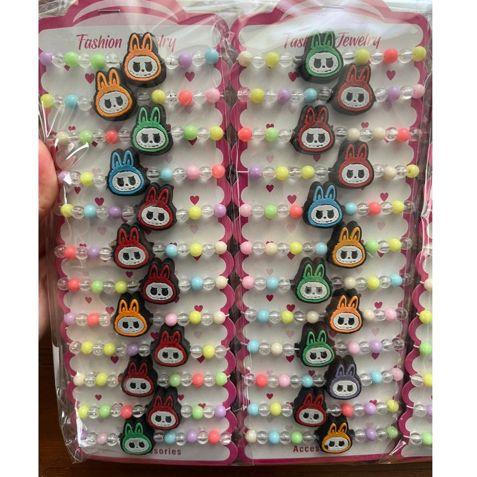 Wholesale Labubu Hanging Bracelet Business Packages (6 pis) | Shopee ...