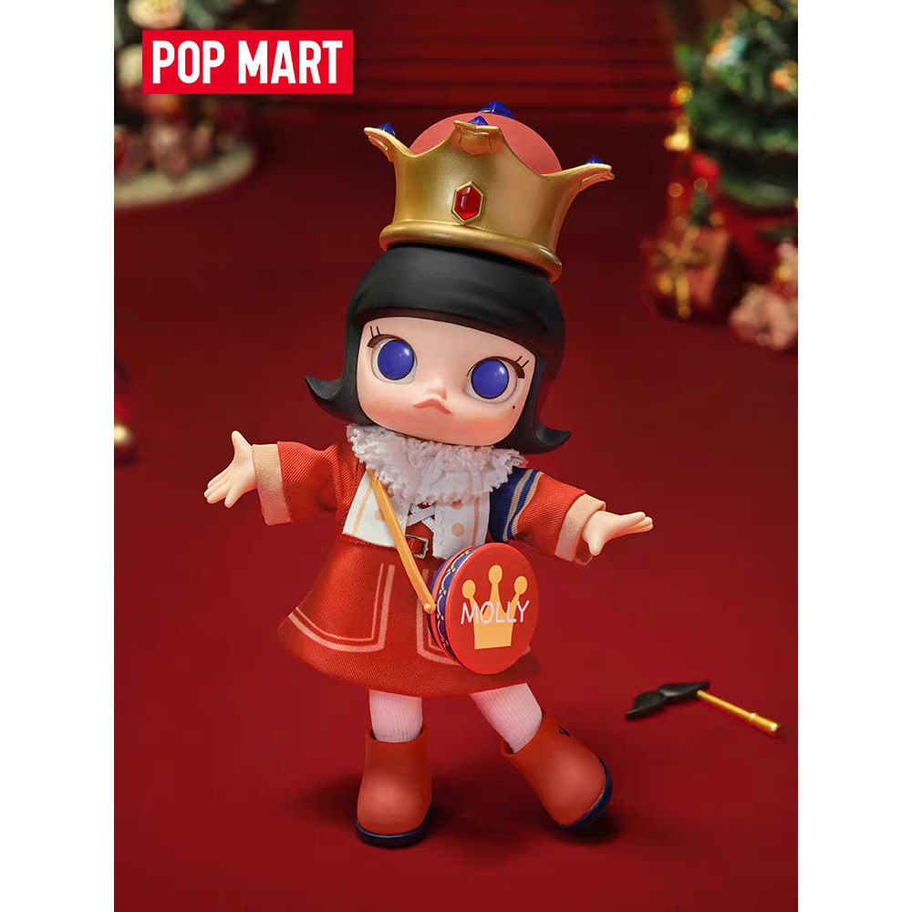 Pop Mart molly Nutcracker Movable Figure Figure Cute Doll New Year Gift ...