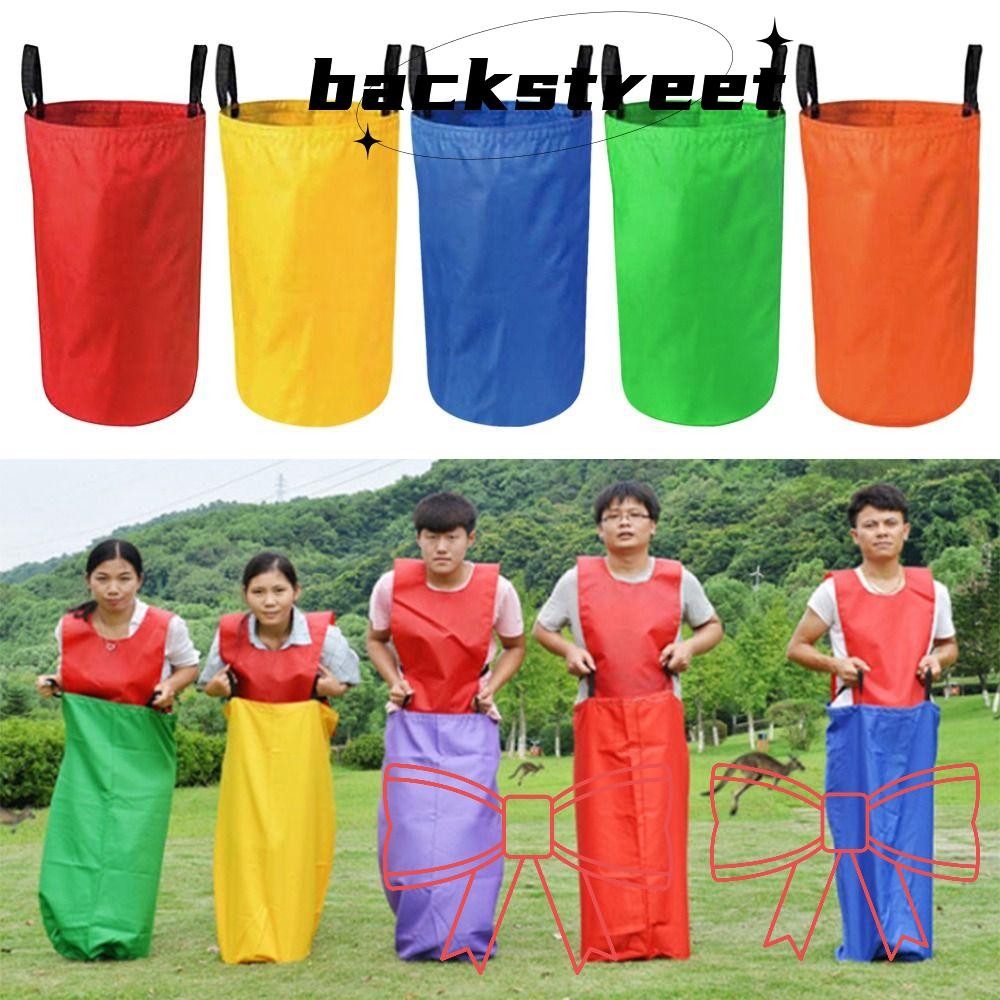 BACKSTREET Family Sack Racing Games Kid Adult School Activity Party ...