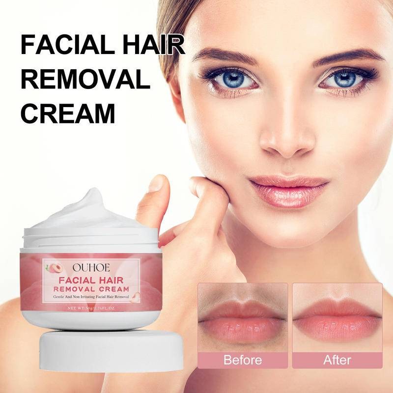 OUHOE Peach Fuzz Gentle And Non Irritating Facial Hair Removal Cream ...