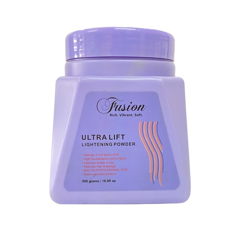 FUSION Ultra Hair Lightening Color Bleaching Powder 500g | Shopee ...