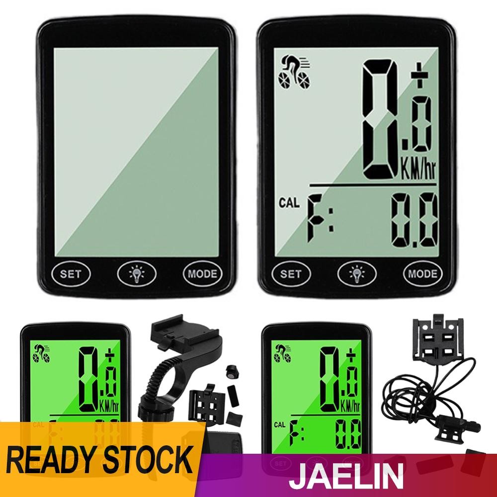 Wireless Bicycle Computer Waterproof Bike Speedometer Odometer for Road ...