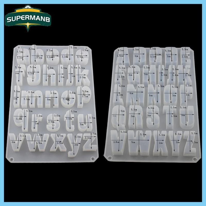 SUP Letter Resin Molds Alphabet Silicone Casting Mold for DIY Keychains ...