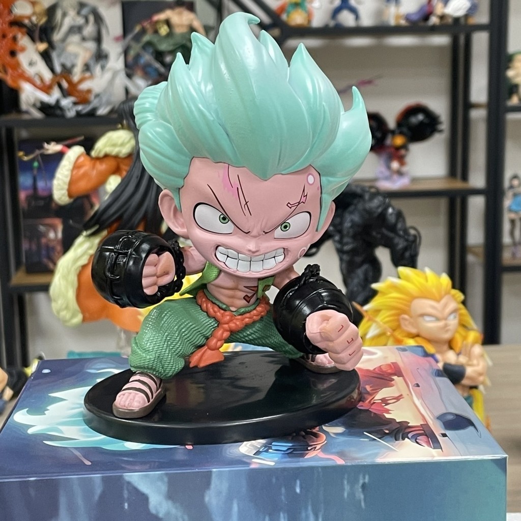 One Piece Blast Change Zoro Luffy Cute Gift Desktop Chassis Statue ...