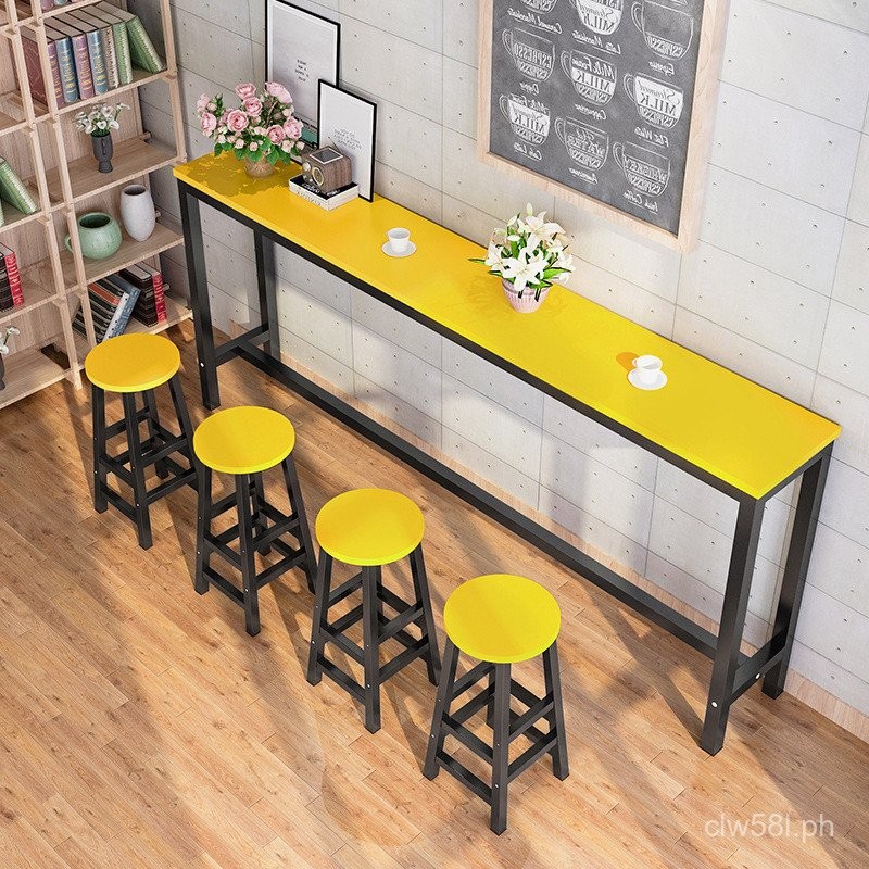 Light Luxury Bar Counter Household Long Table Commercial Wall Bar ...