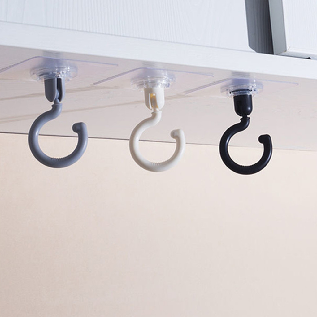 Heavy Duty Wall Adhesive Hooks No Drill Design Outdoor Sticky Ceiling ...